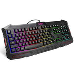 HXSJ X10 104 Keys USB Wired Rainbow Backlight Gaming Keyboard For PC C ...