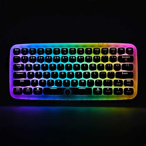 AJazz Zero Bluetooth Wired Blue Switch RGB Mechanical Gaming Keyboard ...